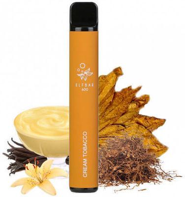 Elf Bar 600 Cream Tobacco 20mg/Ml 2ml Elf Bar