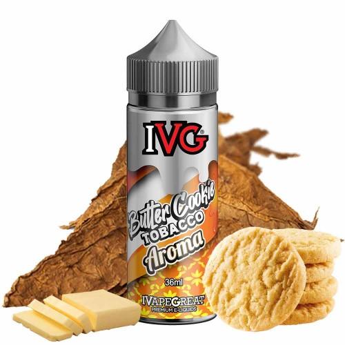 IVG Butter Cookie Tobacco Flavor Shots 120ml IVG